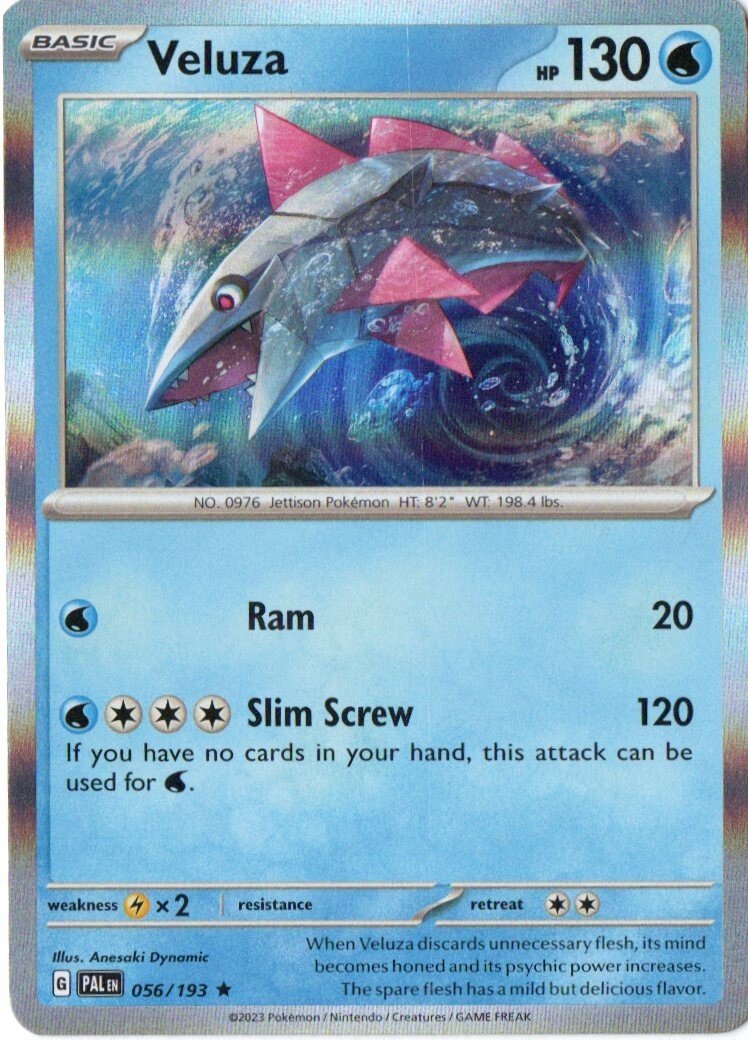 VELUZA - HOLO RARE - POKEMON S&V PALDEA EVOLVED 056/193 | eBay