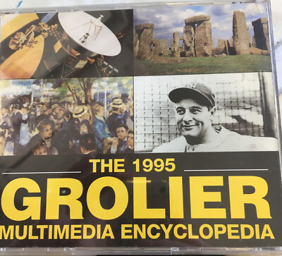 The 1995 Grolier Multimedia Encyclpedia CD-ROM IBM PC’s | eBay