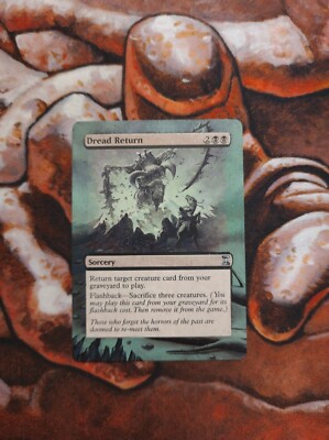 Magic the Gathering Dread Return Hand Painted Unique Custom MTG Alter ...