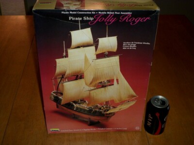 PIRATE SHIP - "JOLLY ROGER ", Plastic Model Ship Kit, 16" in LENGTH ...