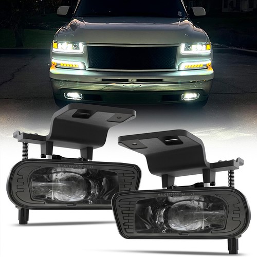 For 1999-2002 Chevrolet Silverado 1500 2500 Pair DOT Approved LED Fog ...