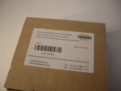 Module Power Door Tormax MCU42-PDM-A PDM 18 | eBay