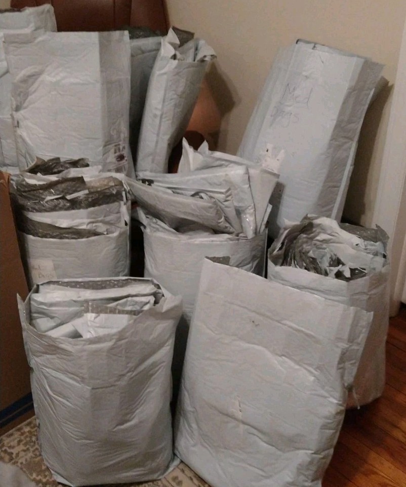 15.5" x 19" 50 Bubble Poly Mailer Lightweight Shipping Bags Padding ...