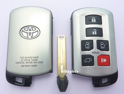 OEM 2011-2020 TOYOTA SIENNA prox smart keyless entry remote key fob ...