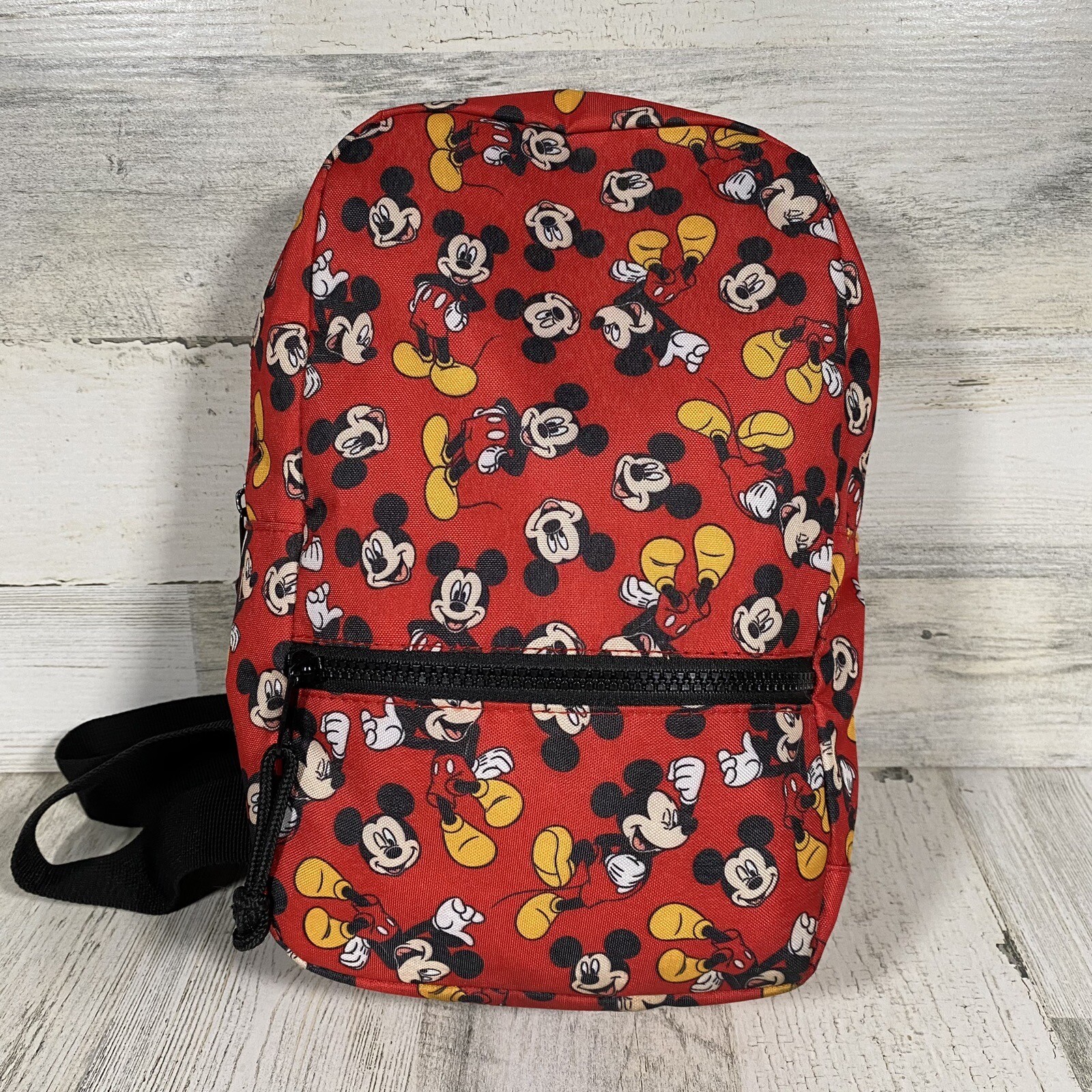 Mickey Mouse All Over Print Youth Mini Backpack Bookbag Red Disney ...