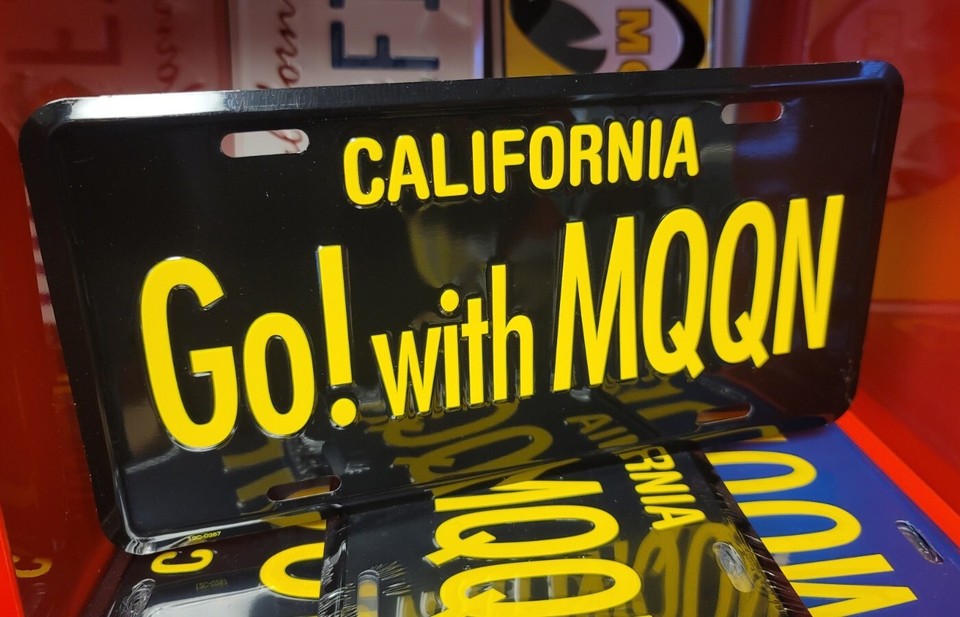 Go with MQQN Embossed LICENSE PLATE Auto HOT ROD Gasser Drag Racing ...
