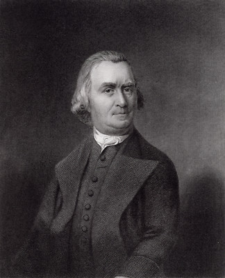 SAMUEL ADAMS Declaration of Independence 1835 engraving Copley pnx ...