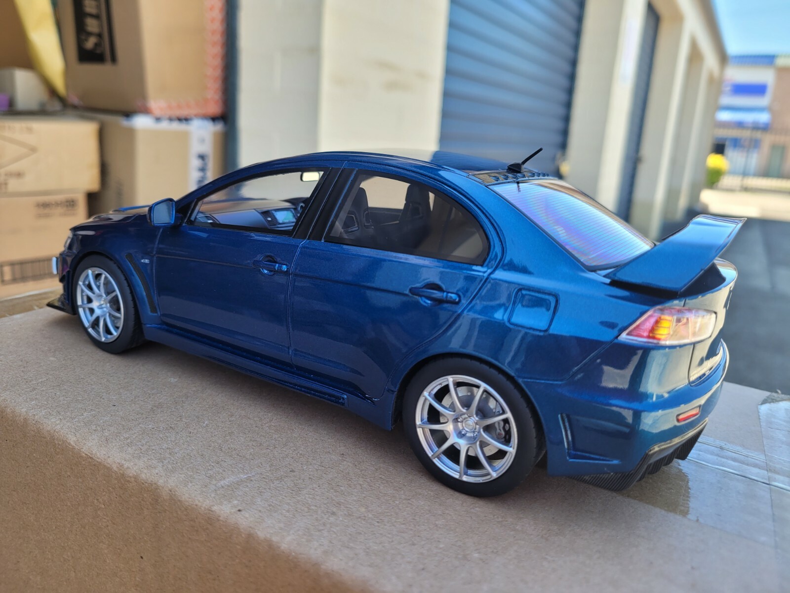 Mitsubishi Evo X Blue