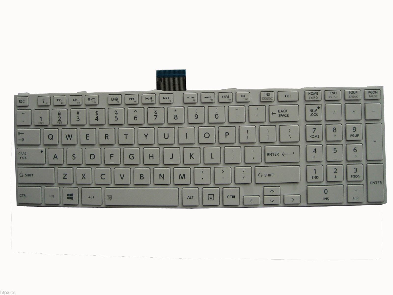 White Toshiba Satellite L850 L850D L855 L870 L955 S850 S855D S955D ...