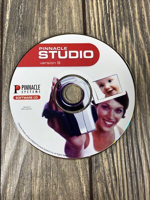 Pinnacle Ststems Studio Version 9 2004 PC Computer Disc Program ...
