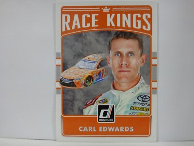 Carl Edwards 2017 NASCAR Panini Donruss Race Kings #12 | eBay