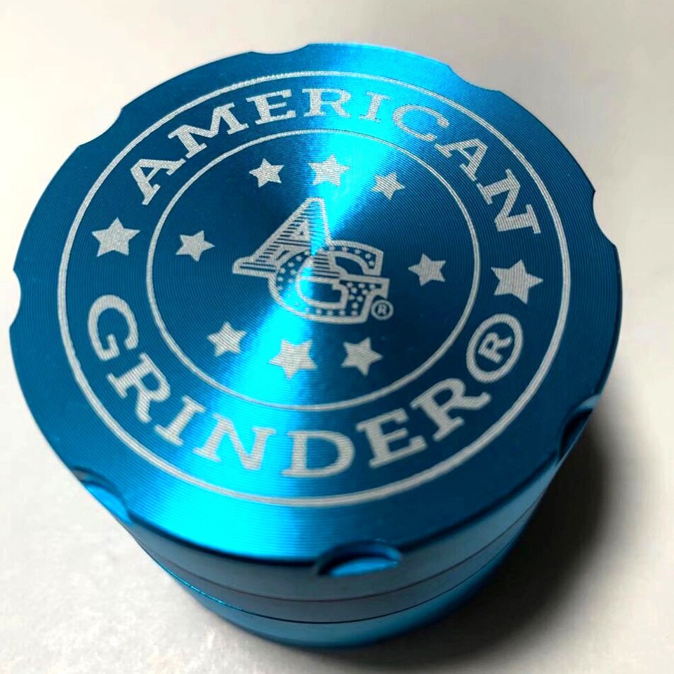 AMERICAN GRINDER®️50mm/2'' 4 PCS sharp teeth CNC machined herb tobacco ...