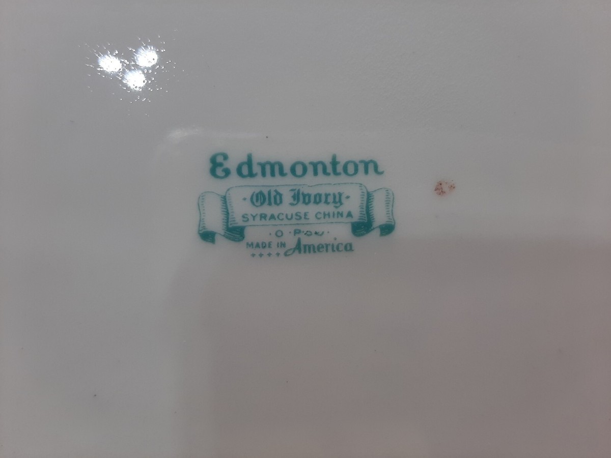 Edmonton Old Ivory Syracuse China Old Ivory China Etsy