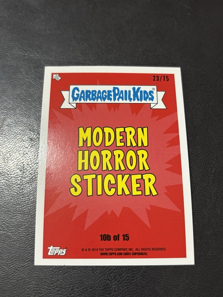 2018 Garbage Pail Kids Oh The Horror-ible Red Ramona Control #23/75 Card | eBay