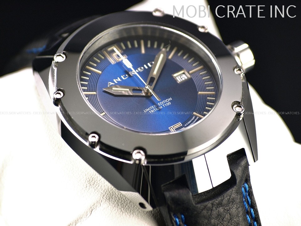 ANDROID Virtuoso Tungsten 68 Tubes 48mm Men's Swiss 2824 Automatic ...