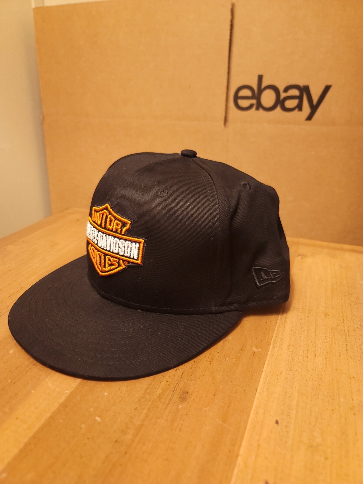 Harley Davidson Baseball Cap Black Embroidered New Er… - Gem