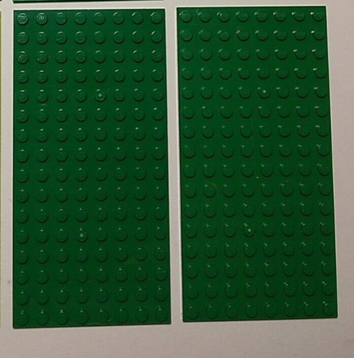 2 Lego 8x16 dot plate 92438 Friends Princess Girls Classic Green Grass ...