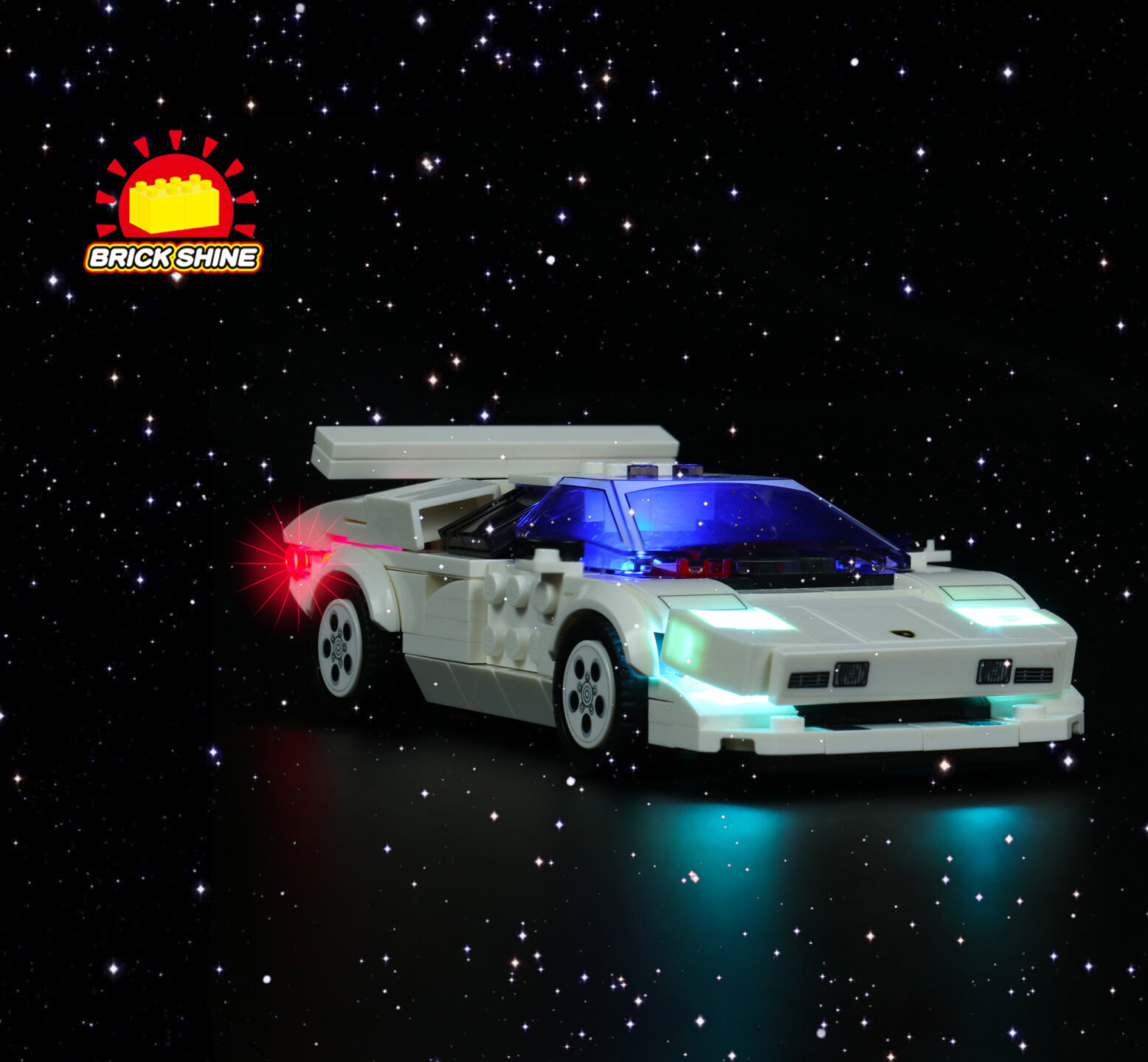 Brick Shine - GC Light kit for Lego Speed Champions Lamborghini ...