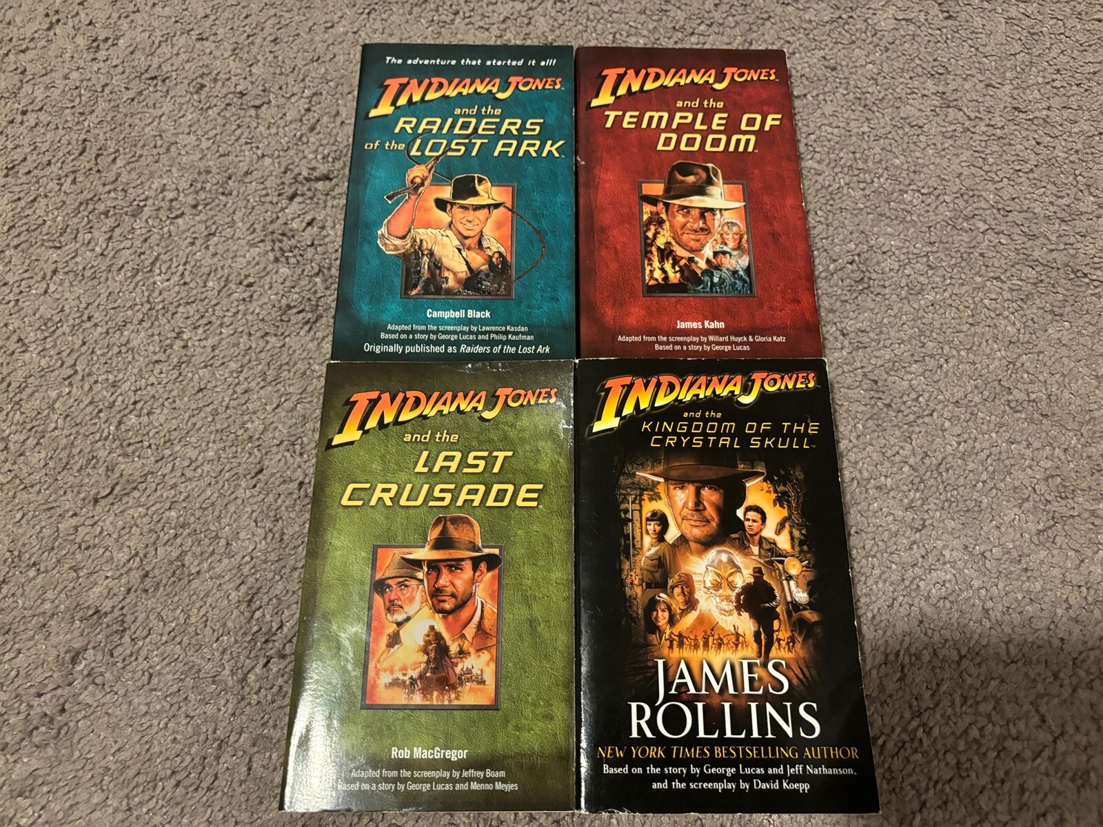 Indiana Jones EXPANDED ADVENTURES Canon & Legends VINTAGE NOVEL BOOK ...
