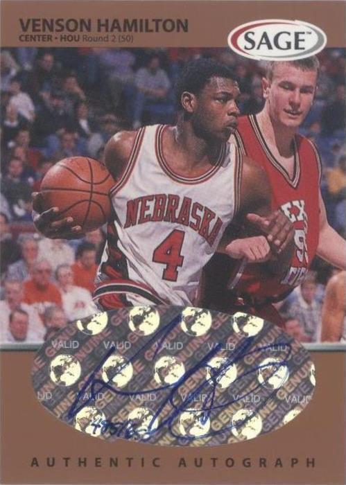 1999 SAGE - Autographs Venson Hamilton #A23 Bronze /650 (AU, RC) for ...