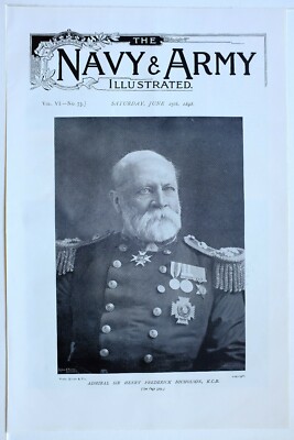 1898 PRINT ADMIRAL SIR HENRY FREDERICK NICHOLSON | eBay UK
