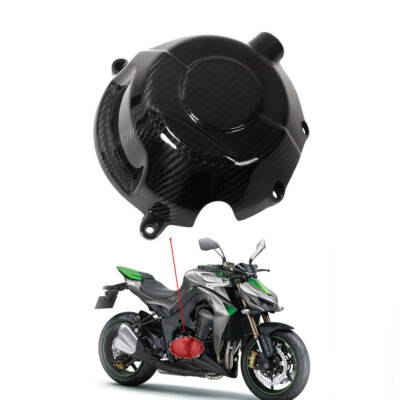 100% Carbon Fiber Engine Protective Cover Gloss For KAWASAKI Z1000 2014 ...