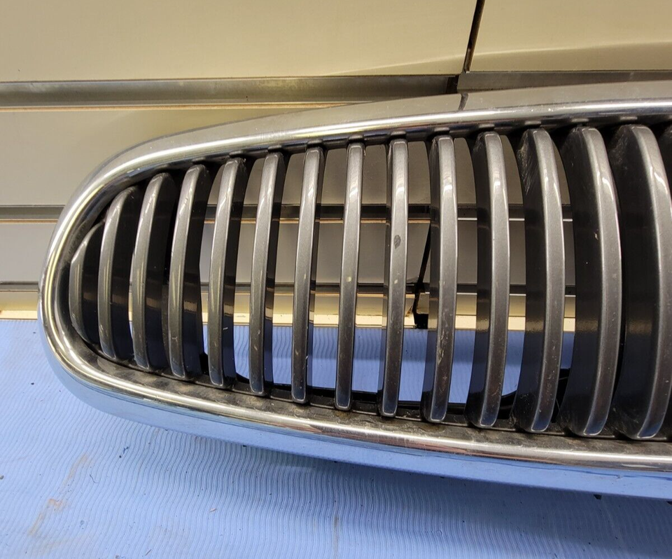 🔥02-08 Jaguar X-Type Front Upper Hood Grille Assembly Chrome Genuine ...