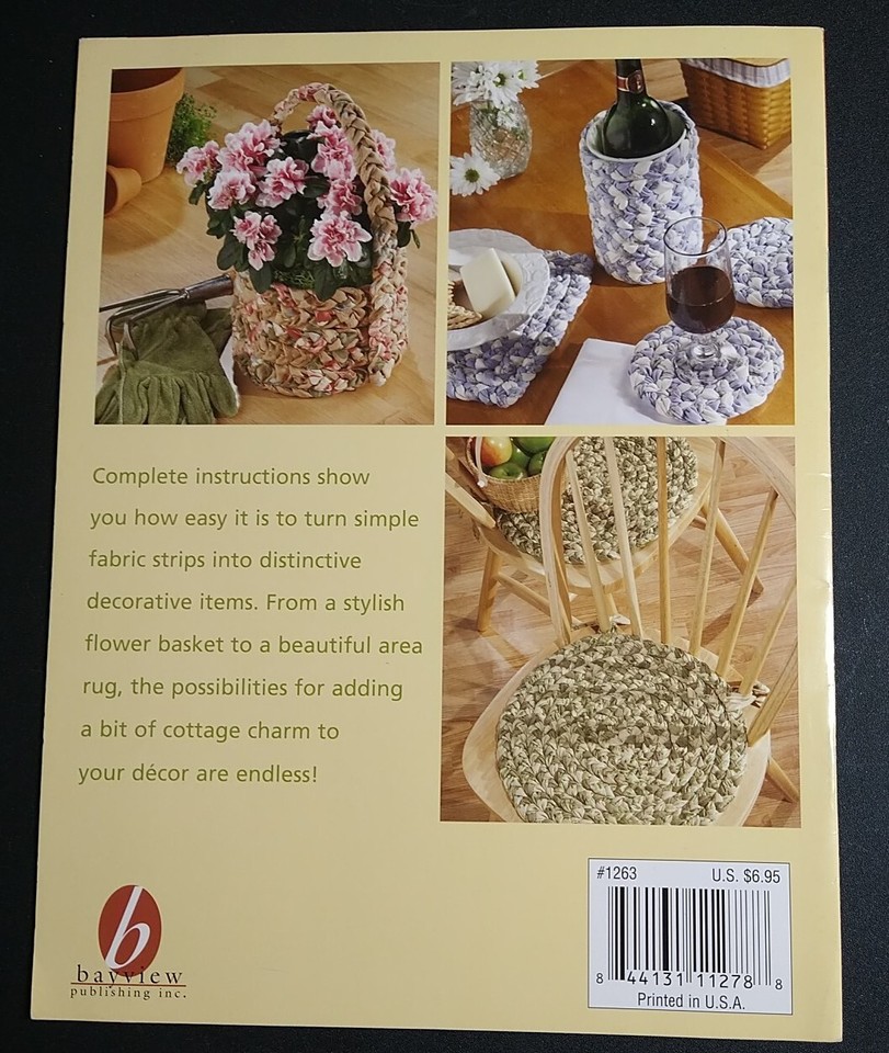 Cottage Braid Craft: how to braid rugs, chair pads, basket, etc, 9 ...