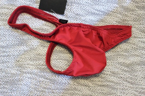 N2N Bodywear Men burgundy red perfromance G-string thong Underwear size ...