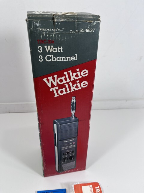 Realistic TRC-214 Handheld CB Radio Walkie Talkie for sale online | eBay