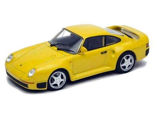 Porsche 959 Yellow w/ Silver Wheels (NEX) 1:24 Diecast Scale Car ...