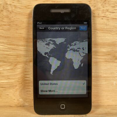 Apple iPod A1367 Silver 4th Gen 16GB 3.5" Retina Display Multimedia ...