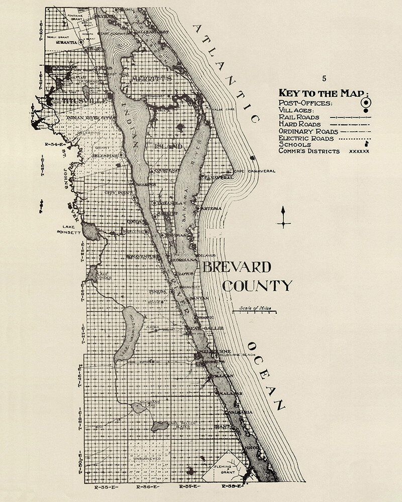 Brevard County Area Map 36 Brevard County Map High Res Illustrations