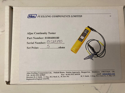 Aljac Continuity Tester - New In Box - 5 ohms | eBay