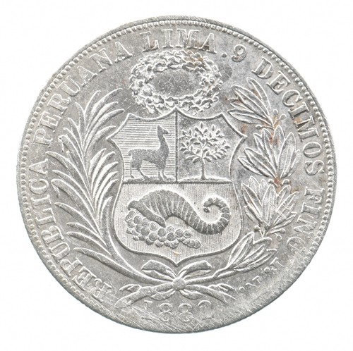 SILVER - WORLD COIN - 1882 Peru 1 Sol - World Silver Coin *848 | eBay