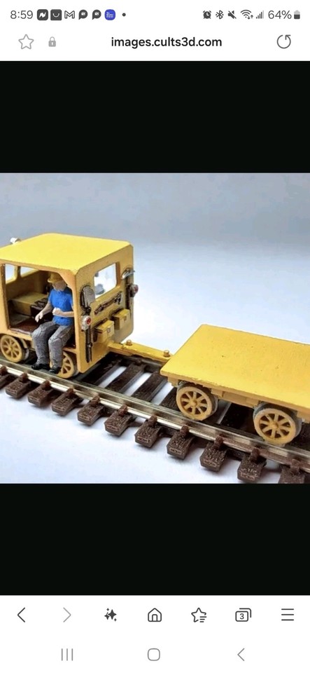 Ho Scale Speeder With 2 Carts 2 Pack Undecorated Kit 3d Printed | eBay