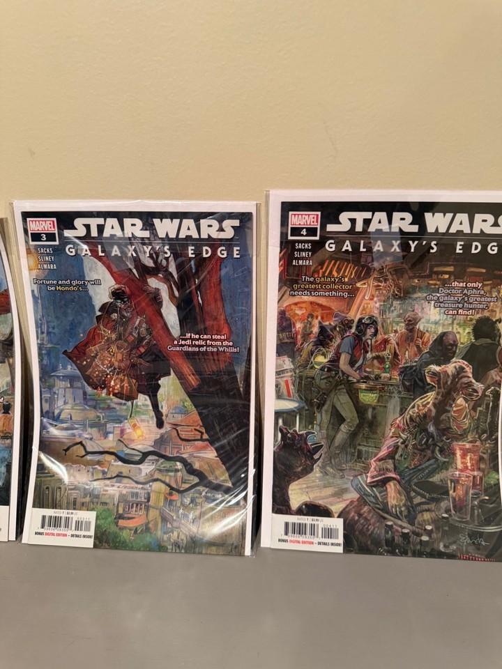 Star Wars Galaxy's Edge #1-4 2019 Marvel Comics Lot Disney Ride | eBay