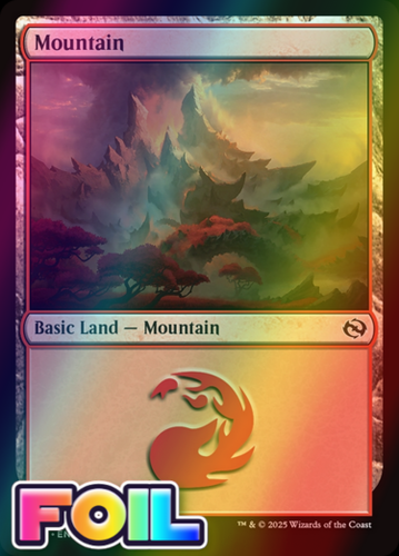 x1 Mountain TDM Tarkir Dragonstorm MTG 284 FOIL BASIC LAND M/NM 1x | eBay