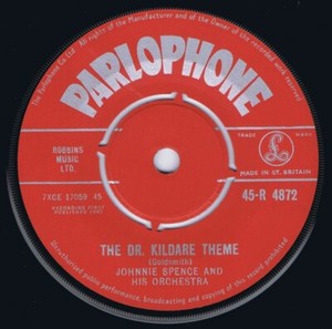 JOHNNIE SPENCE 1962 UK 45 - THE DR. KILDARE THEME | eBay