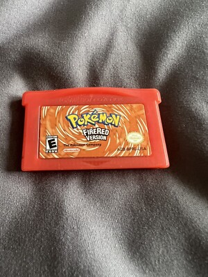 Authentic Nintendo Pokémon Firered Gameboy Advanced Amazing Condition ...