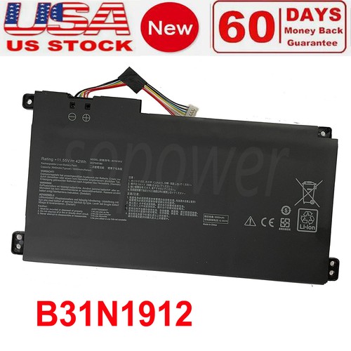 B31N1912 BATTERY FOR ASUS VIVOBOOK 14 E410MA E510KA R522MA SERIES ...