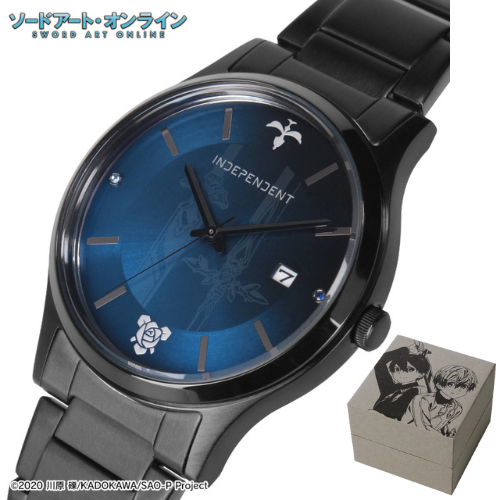 Sword Art Online INDEPENDENT Wrist Watch Kirito & Eugeo Japan Limited ...