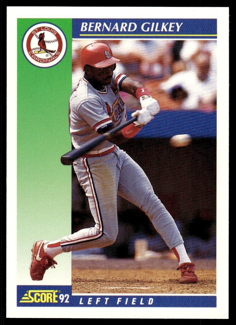 1992 Score Baseball Card Bernard Gilkey St. Louis Cardinals #544 | eBay