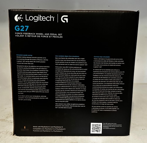 Logitech G27 Racing Wheel - Black for sale online | eBay