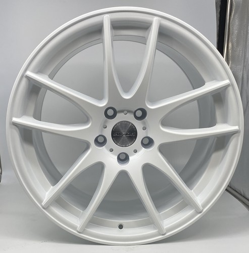 Avid1 AV32 18x8.5 +35 5x114.3 Matte White (Set of 4) | eBay