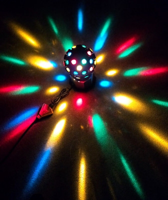 Cosmic Ball Vintage Disco Light Star Ball Effect Standalone NIB Old ...