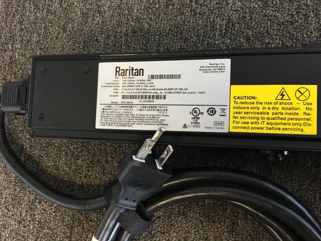 RARITAN POWER DISTRIBUTION UNITS PX3-5802V for sale online | eBay
