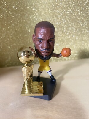 LA Lakers NBA Lebron James Mini Action Figure LAL Champion Yellow #6 ...