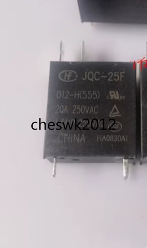 5 PCS NEW JQC-25F-012-H Hongfa Microwave Oven Relay 3-Pin 2-pin 20A | eBay