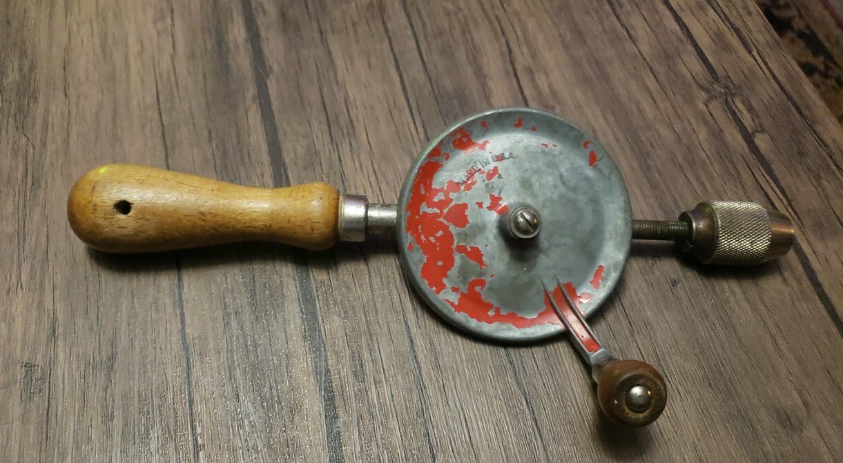 Drill Hand Crank Egg Beater Drill Vintage Made In USA Used Old Classic ...